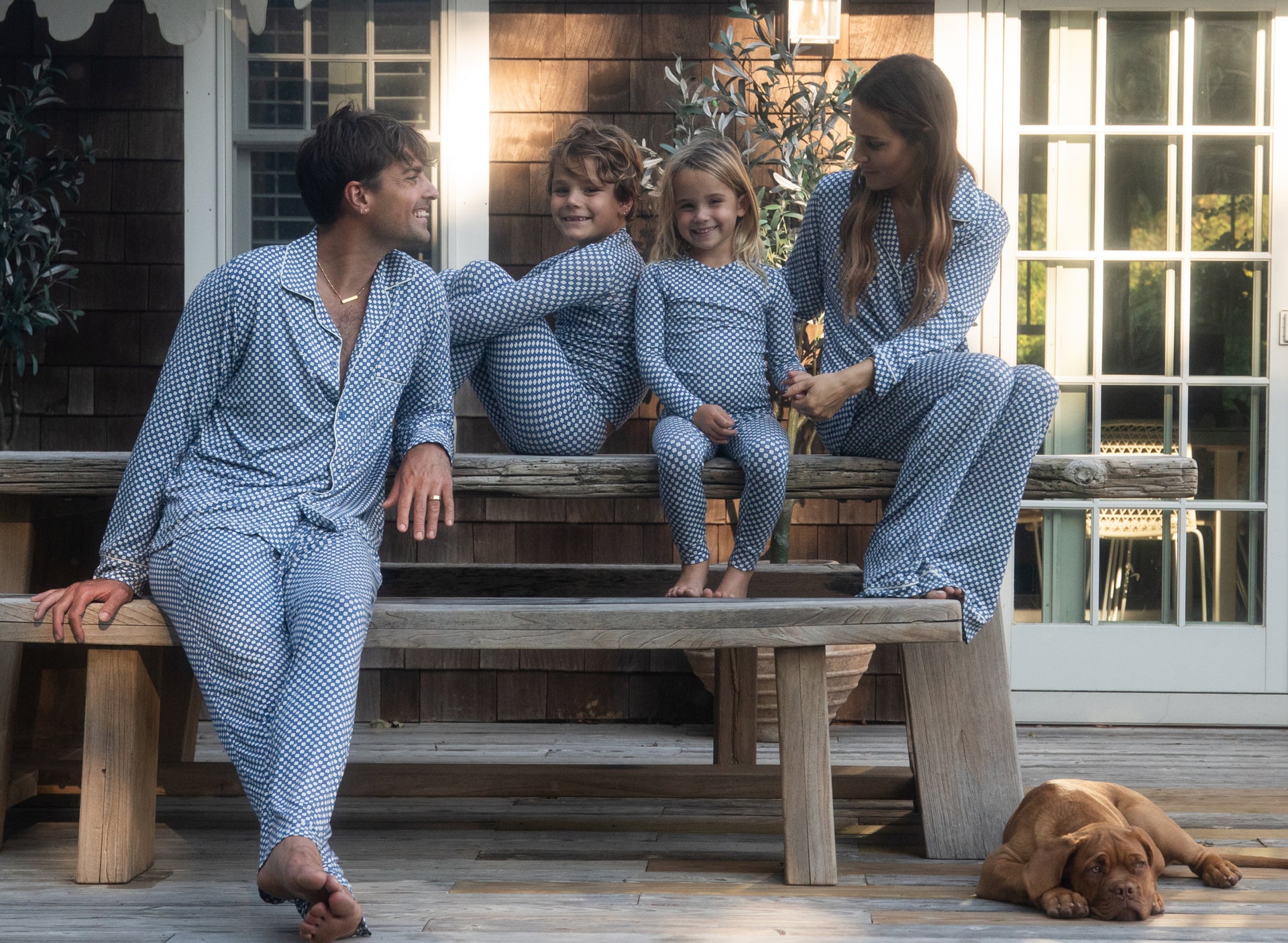Festive and Cozy With Sasha and Oli Benz – Eberjey