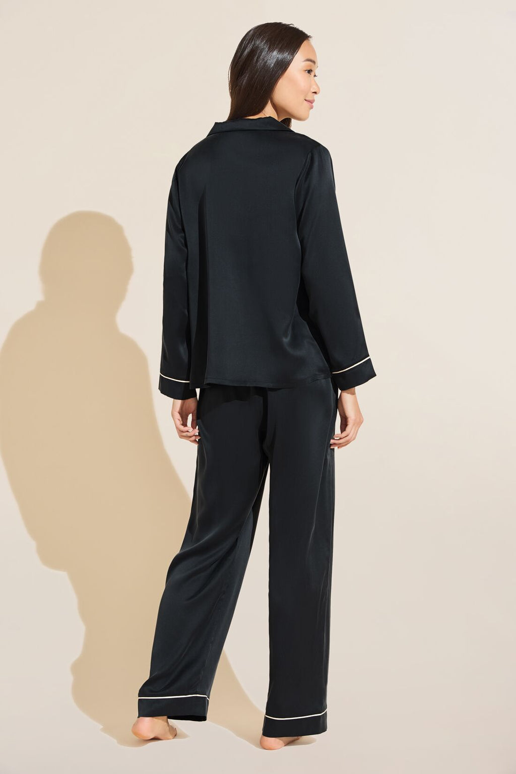 Inez Washable Silk Long PJ Set – Eberjey
