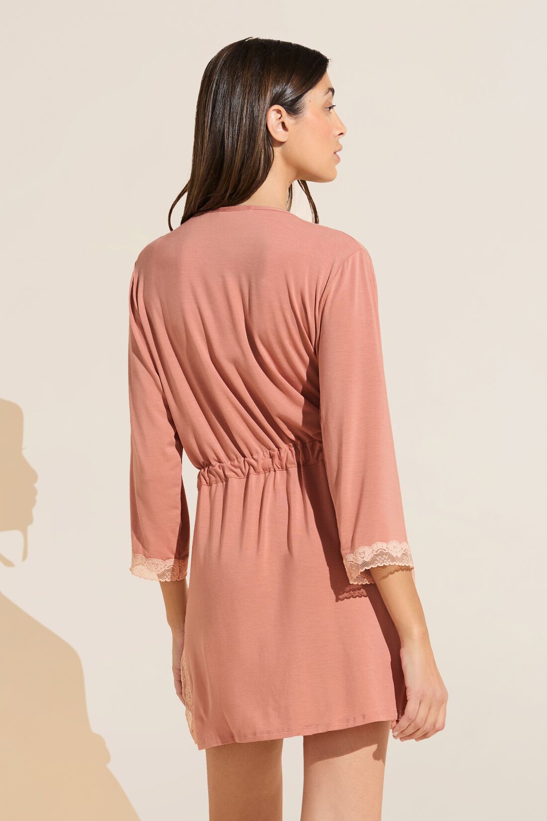 Flora TENCEL™ Modal 3/4 Sleeve Robe – Eberjey