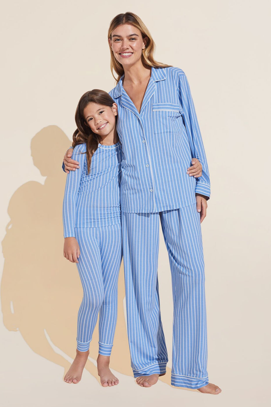 Kids Printed TENCEL™ Modal Unisex Long PJ Set – Eberjey