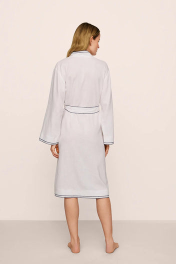 Linen Blend Long Sleeve Robe – Eberjey